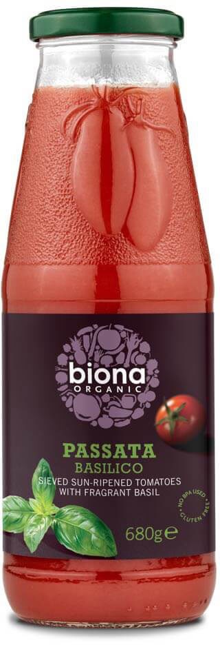 Biona Paseerattu tomaatti, basilika 680 g